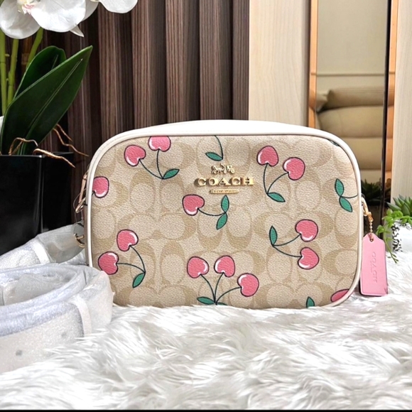 Coach | Bags | Nwt Coach Cf423 Jamie Camera Bag Signature Canvas ...